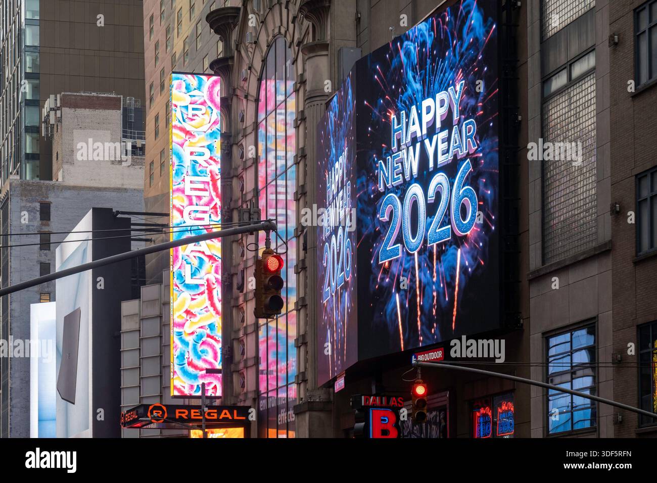2026 ball drop times square hi-res stock photography and images - Alamy