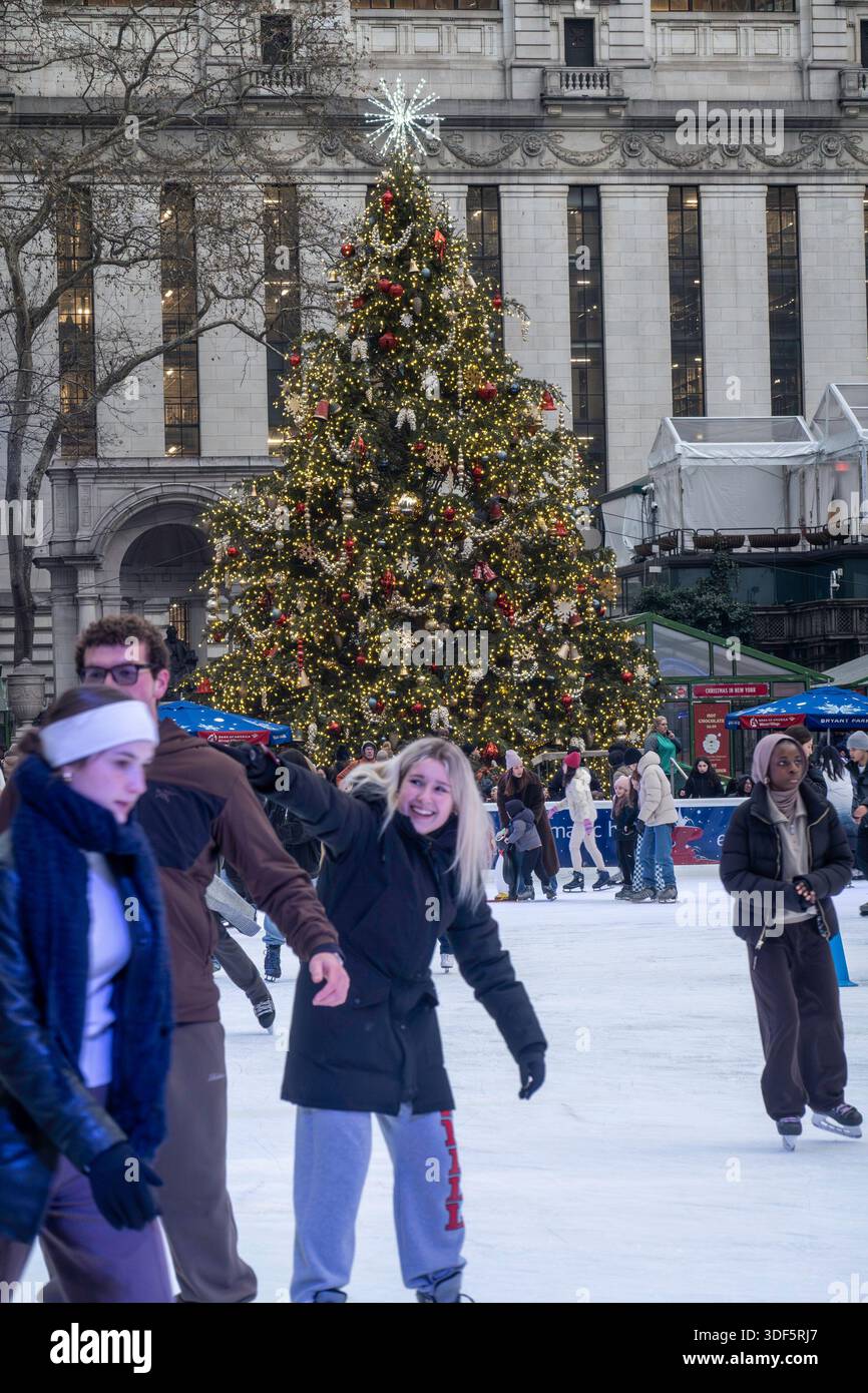 Bryant Park's Winter Village is popular in the holiday season with a ...