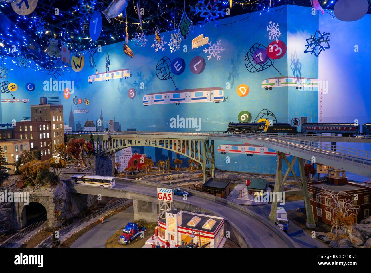 Annual Holiday Toy Train Display is a Popular Attraction in the Transit ...
