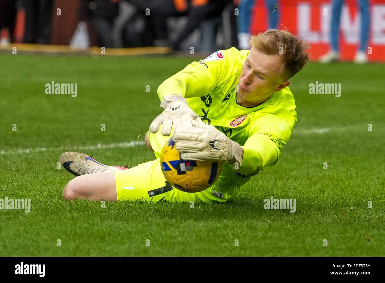 Goalkeeper Filip Marschall (1) of Stevenage during the Sky Bet League 1 ...