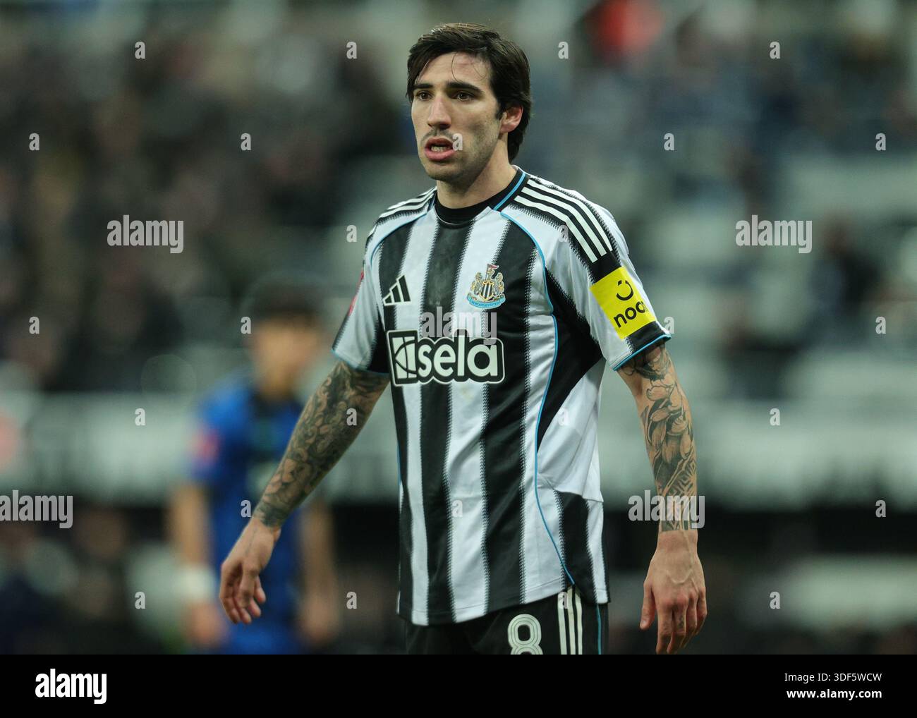 Sandro Tonali of Newcastle United during the Emirates FA Cup Third ...