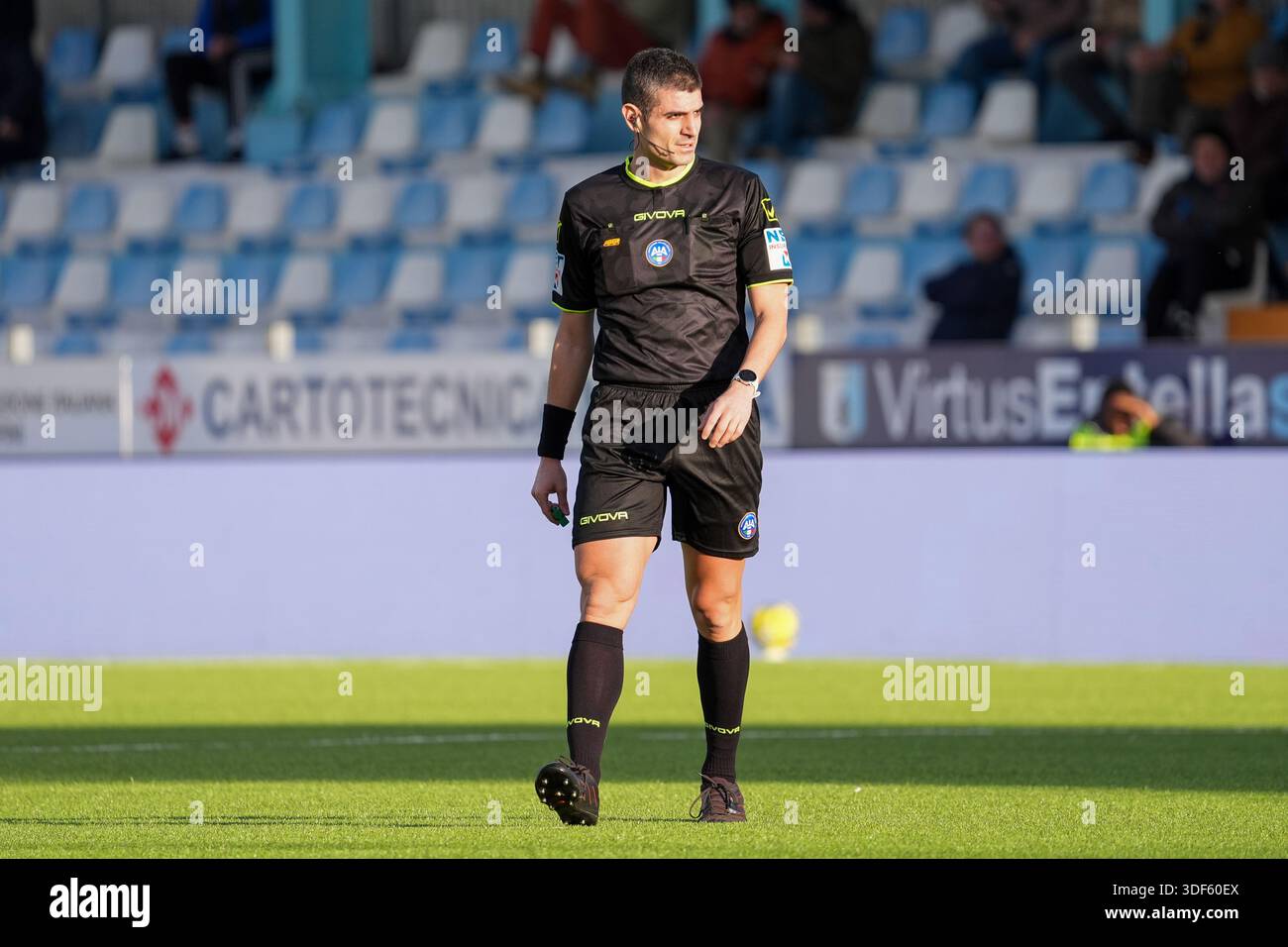 Chiavari, Italy. 10/01/2026. Mario Perri, referee, during during ...