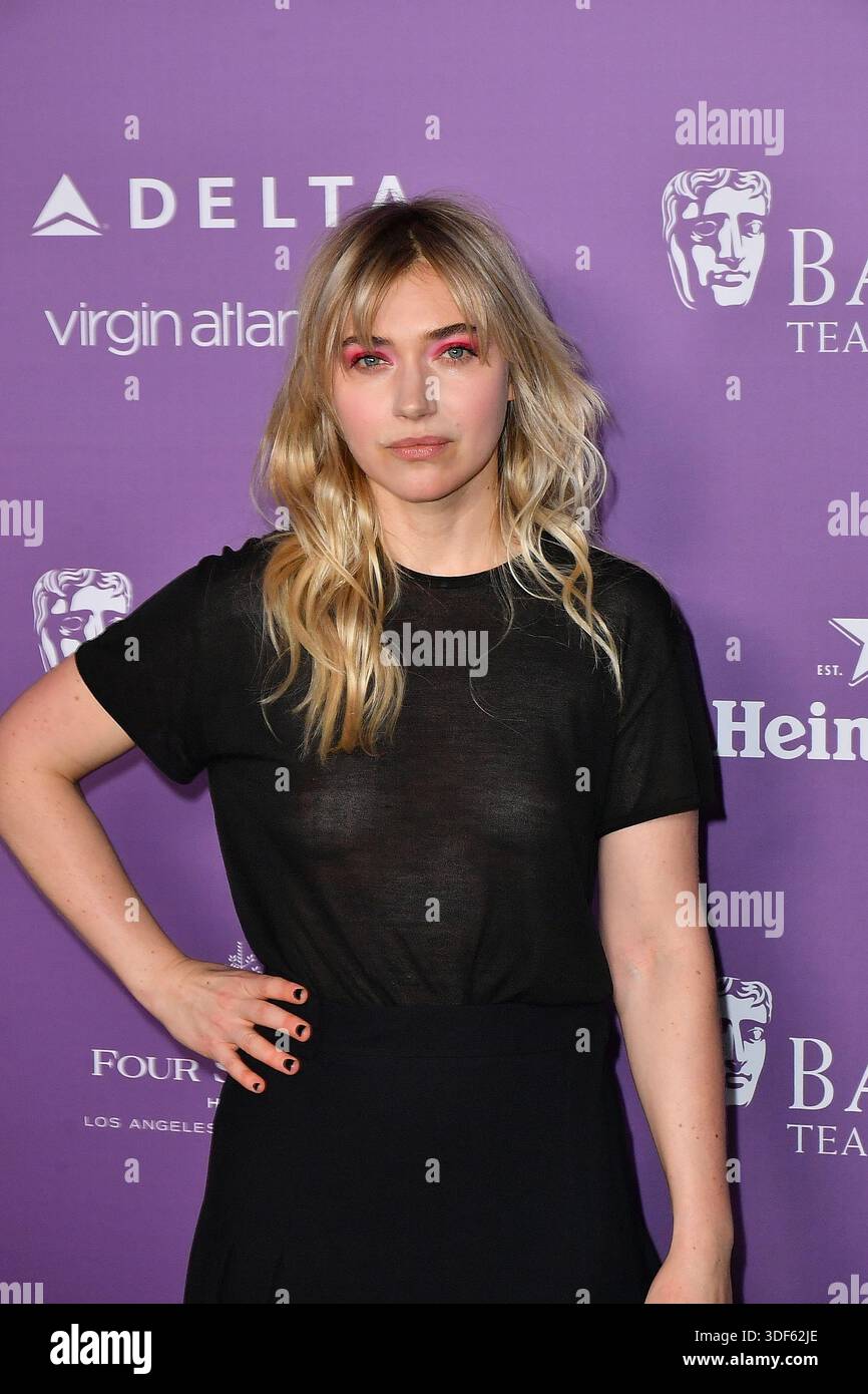 Imogen Poots attends the 2026 BAFTA Tea Party at Four Seasons Hotel Los ...