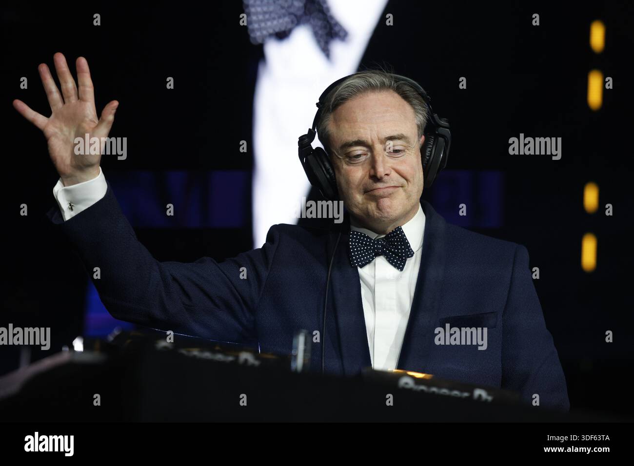 N-VA Prime Minister Bart De Wever pictured at the traditional new year ...