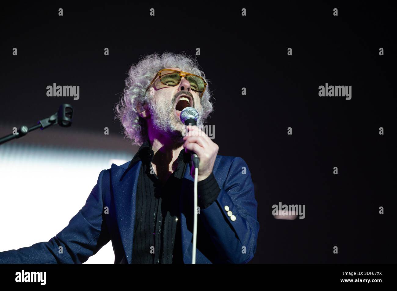 Madrid, Spain. 10th Jan, 2026. Abraham Boba, the singer from the band ...