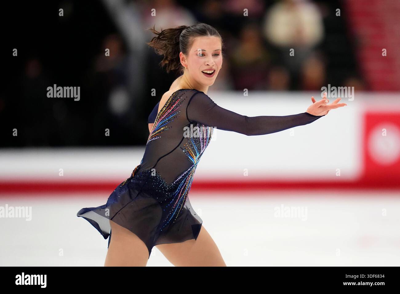 Gatineau, Can. 10th Jan, 2026. Sara-Maude Dupuis performs her short ...