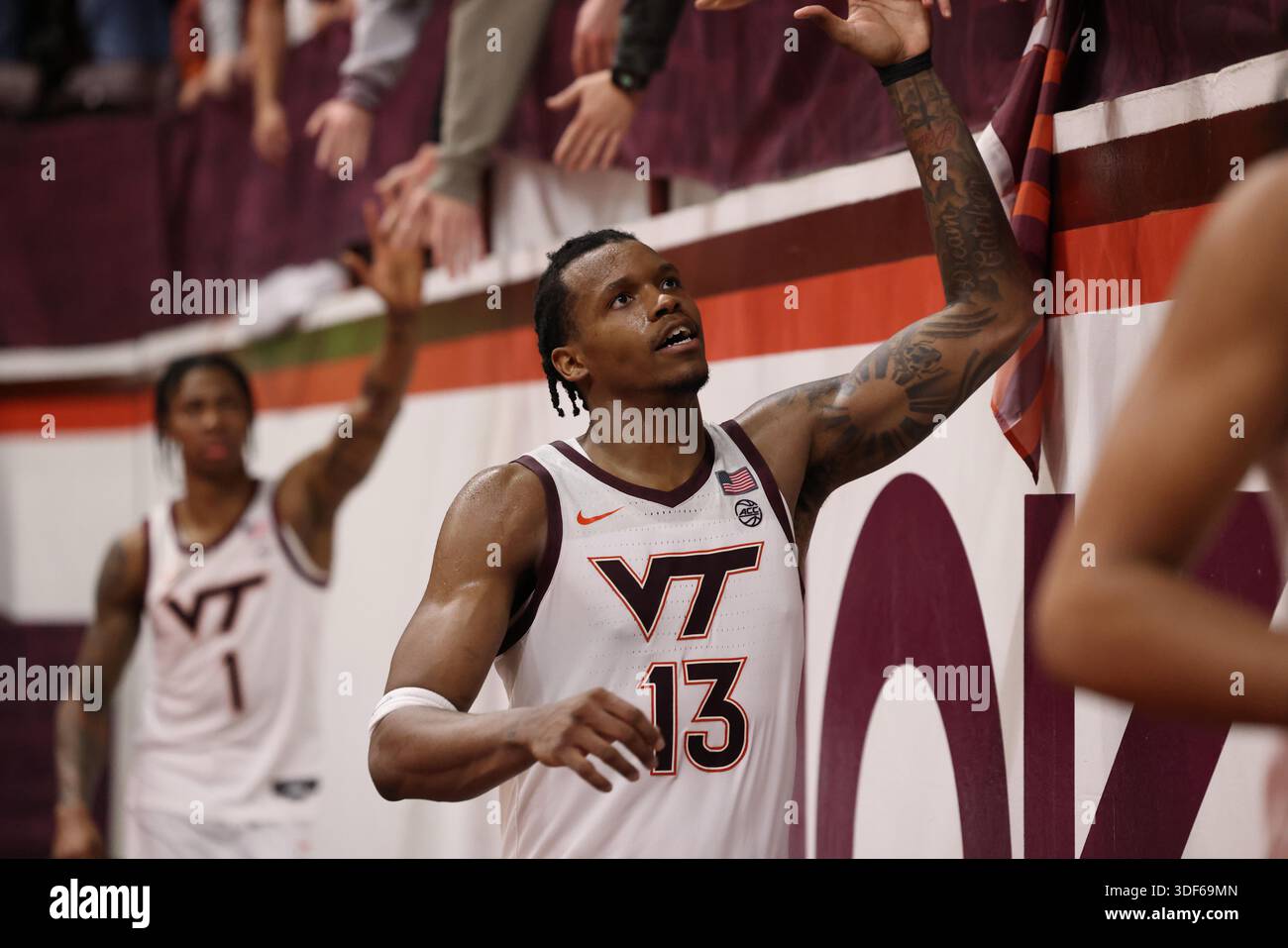 January 10, 2026: Virginia Tech Hokies forward Amani Hansberry (13 ...
