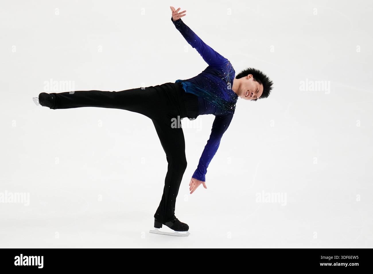 Tomoki Hiwatashi competes during the men's free skate competition at ...