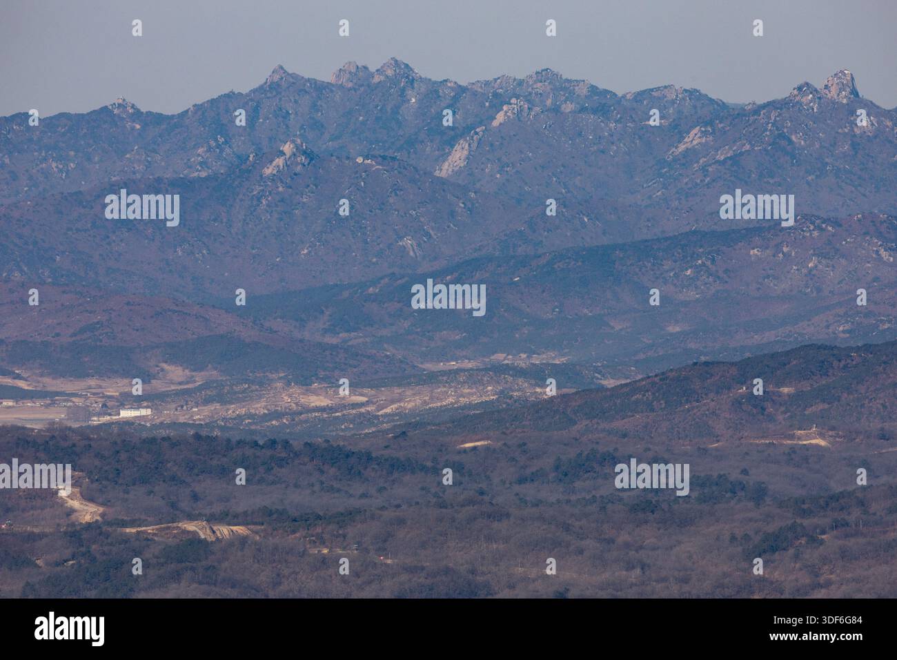 View of DMZ from Paju This photo taken on Jan. 11, 2026, shows a view ...