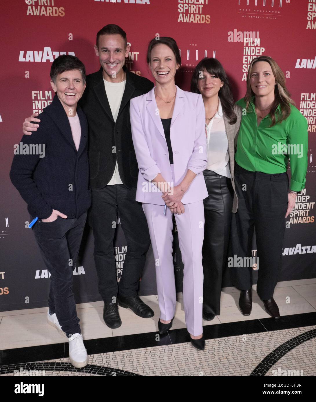 (L-R) Tig Notaro, Ryan White, Jessica Hargrave, Megan Falley and Stef ...