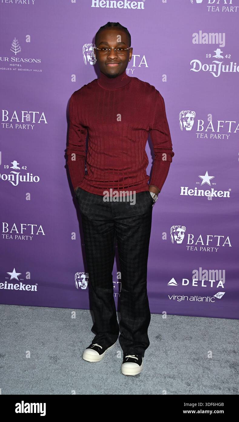 Miles Canton arriving to t2026 BAFTA Tea Party held at the Four Seasons ...