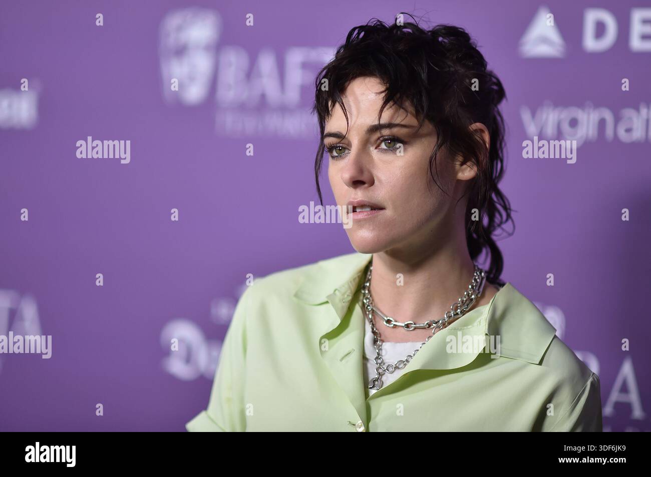 Kristen Stewart arrives at the BAFTA Tea Party on Saturday, Jan. 10 ...