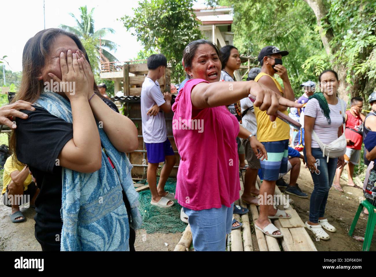 Families and relatives of missing workers react as search and retrieval ...