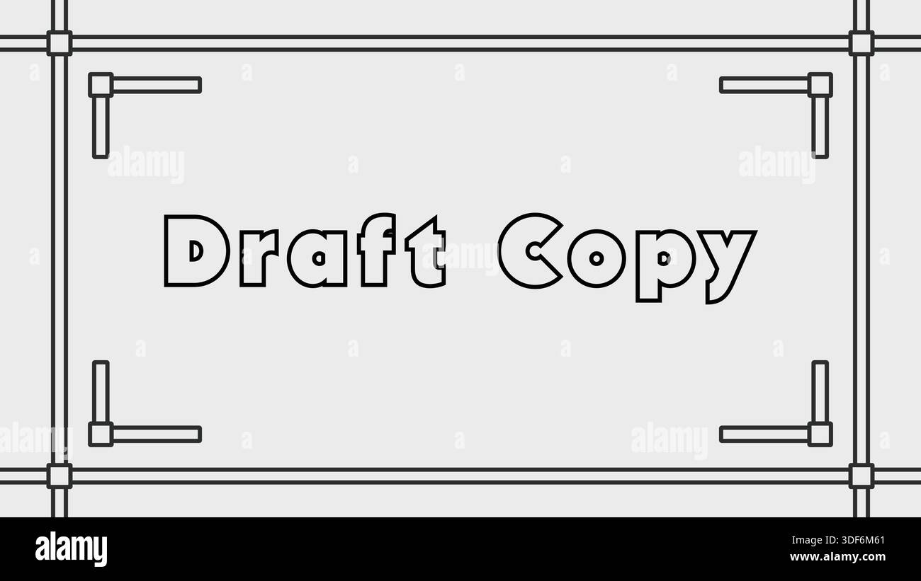 Draft and manuscript Stock Vector Images - Alamy