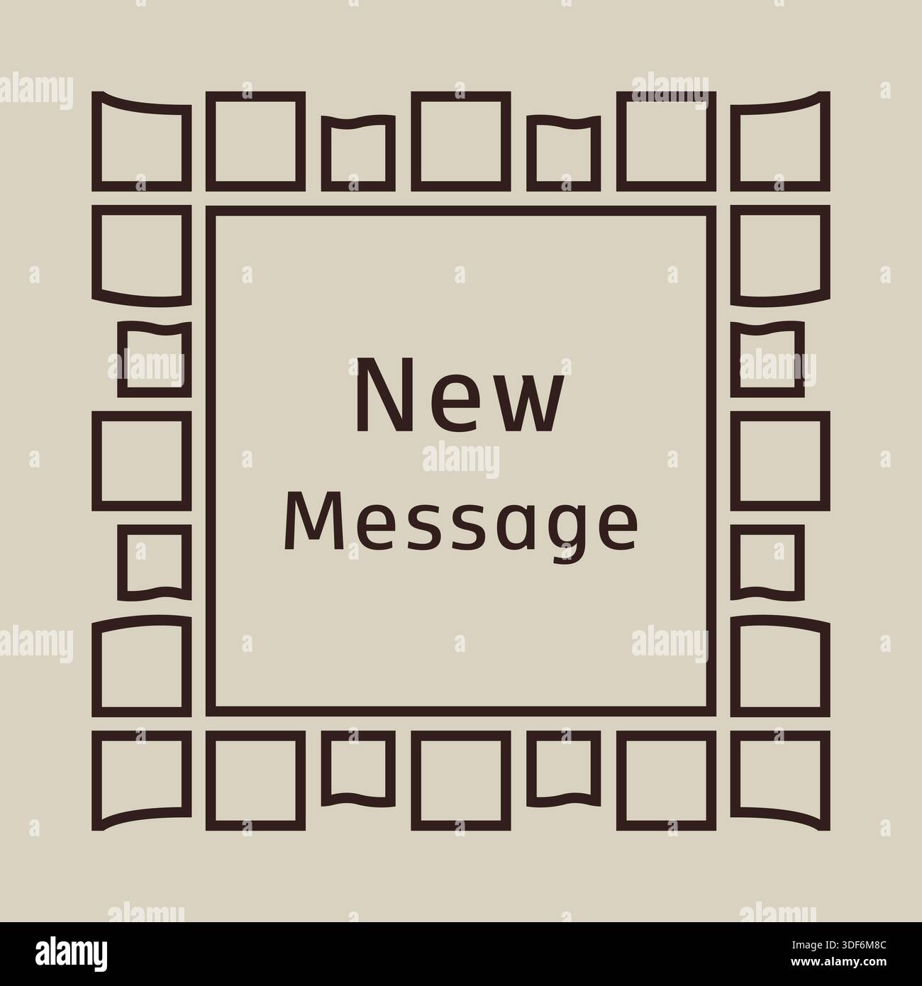 Notification tag Stock Vector Images - Alamy