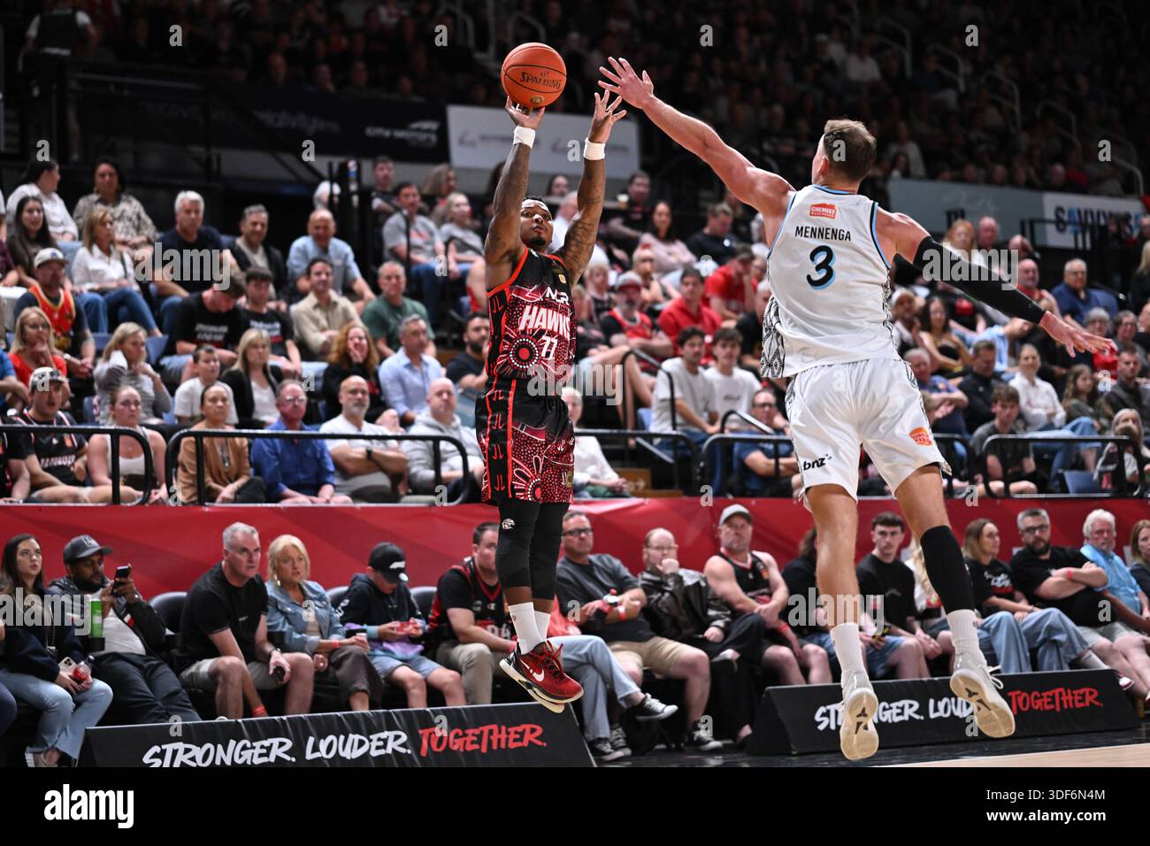 Wollongong, Australia. 11th Jan, 2026. Quentin Petersen of the Hawks ...