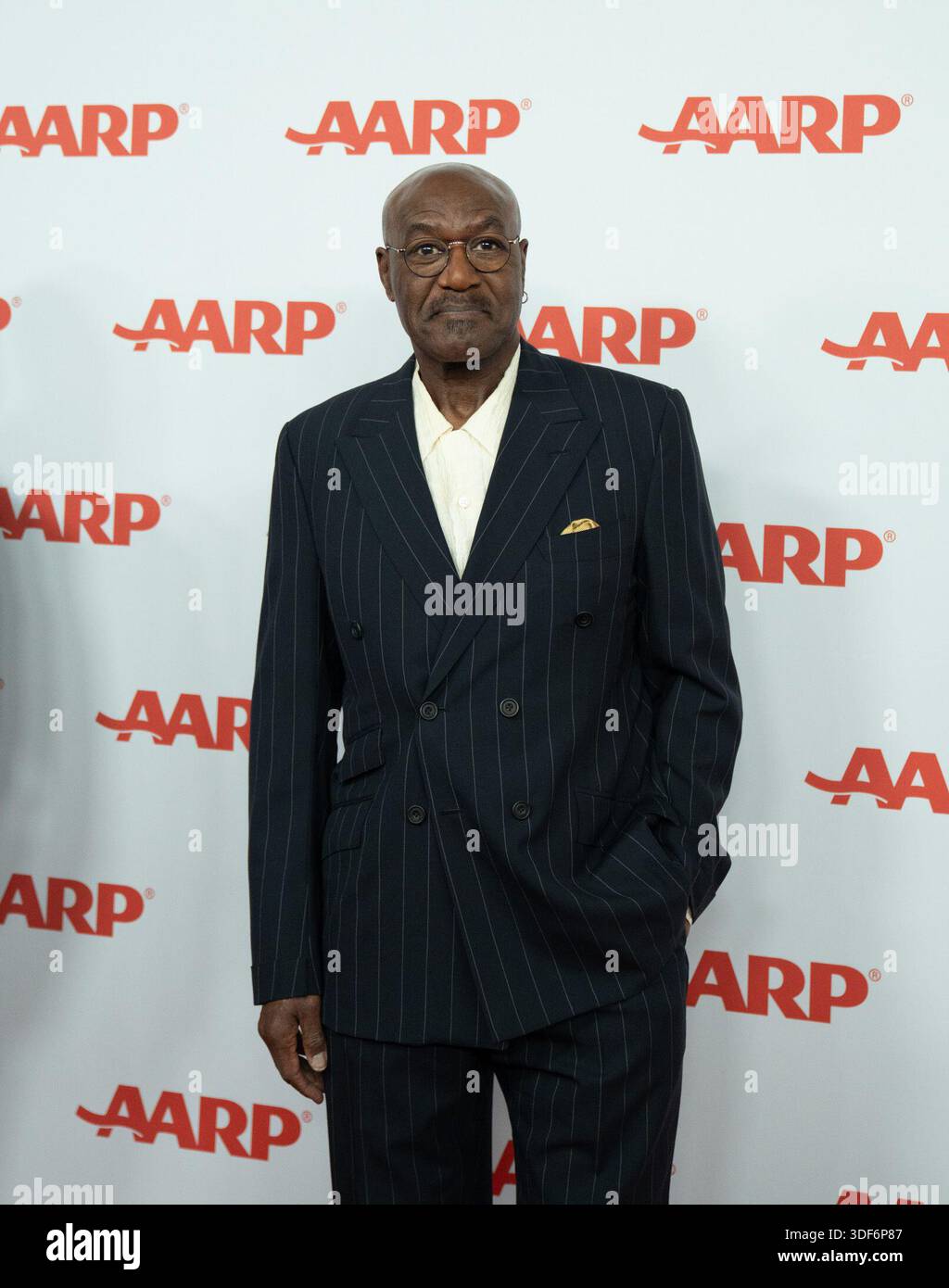 Delroy Lindo arrives on the red carpet of the Movies for Grownups ...