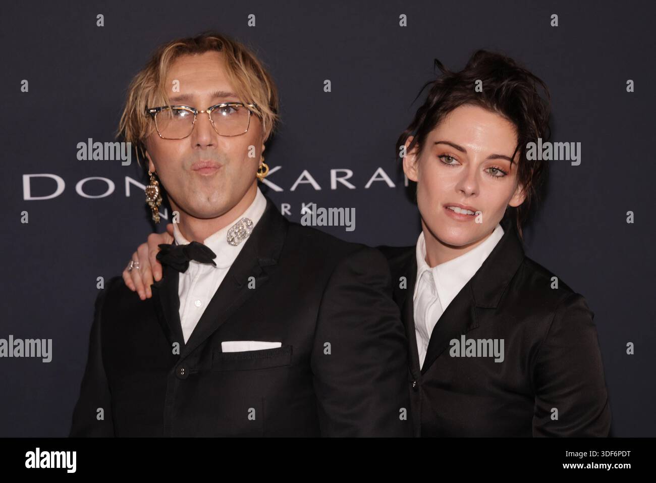 Adir Abergel and Kristen Stewart attend The 2026 WWD Style Awards ...