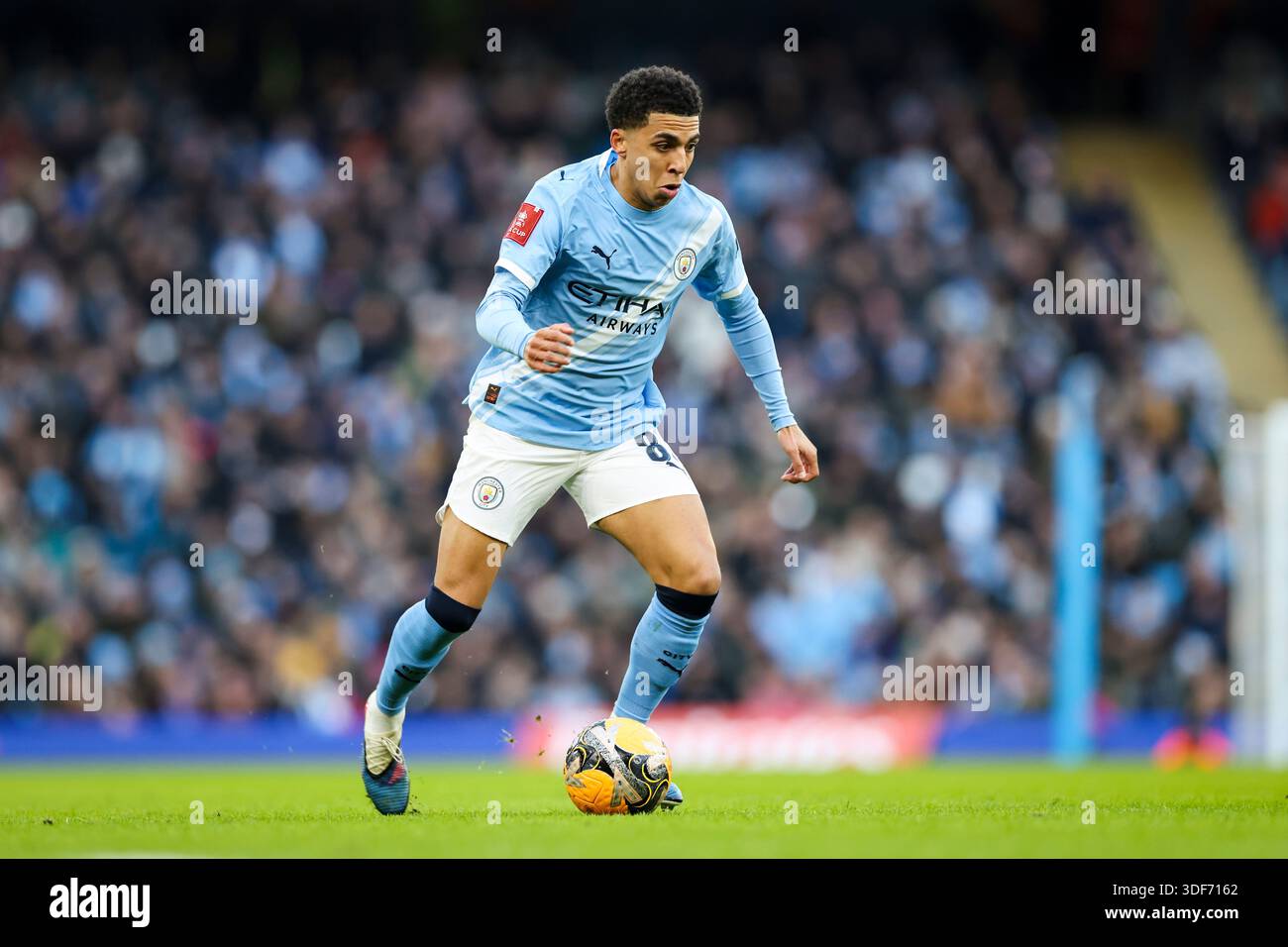 Manchester City defender Rico Lewis (82) in action during the ...