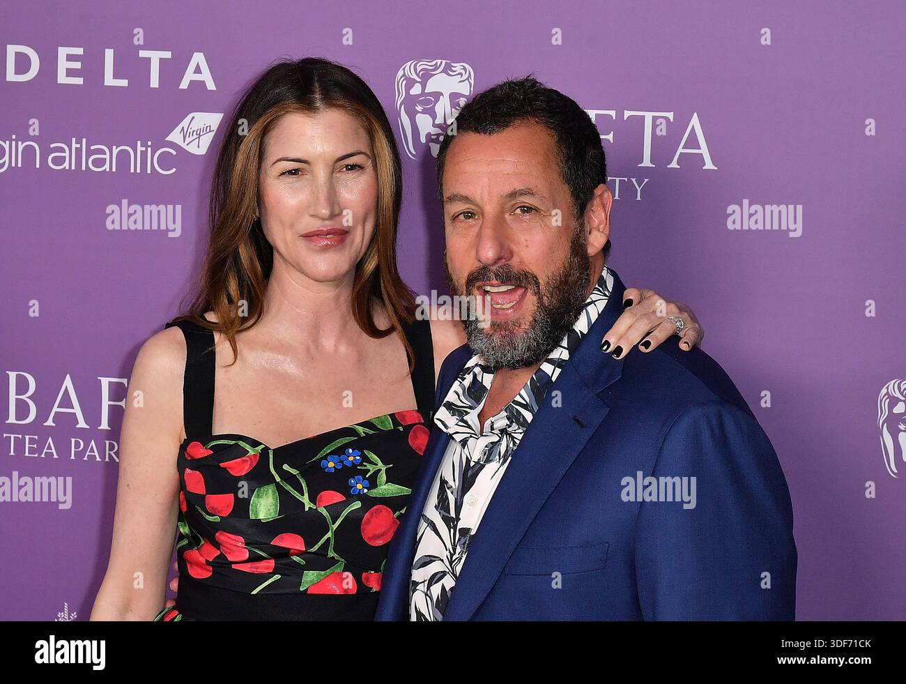 Jackie Sandler, Adam Sandler attend the 2026 BAFTA Tea Party at Four ...