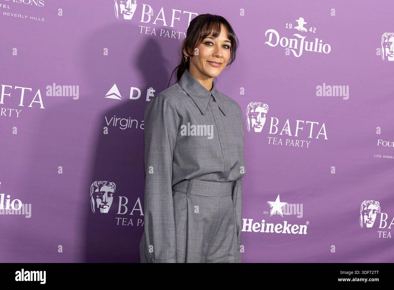 Rashida Jones attends the arrivals of the 2026 BAFTA Tea Party at The ...
