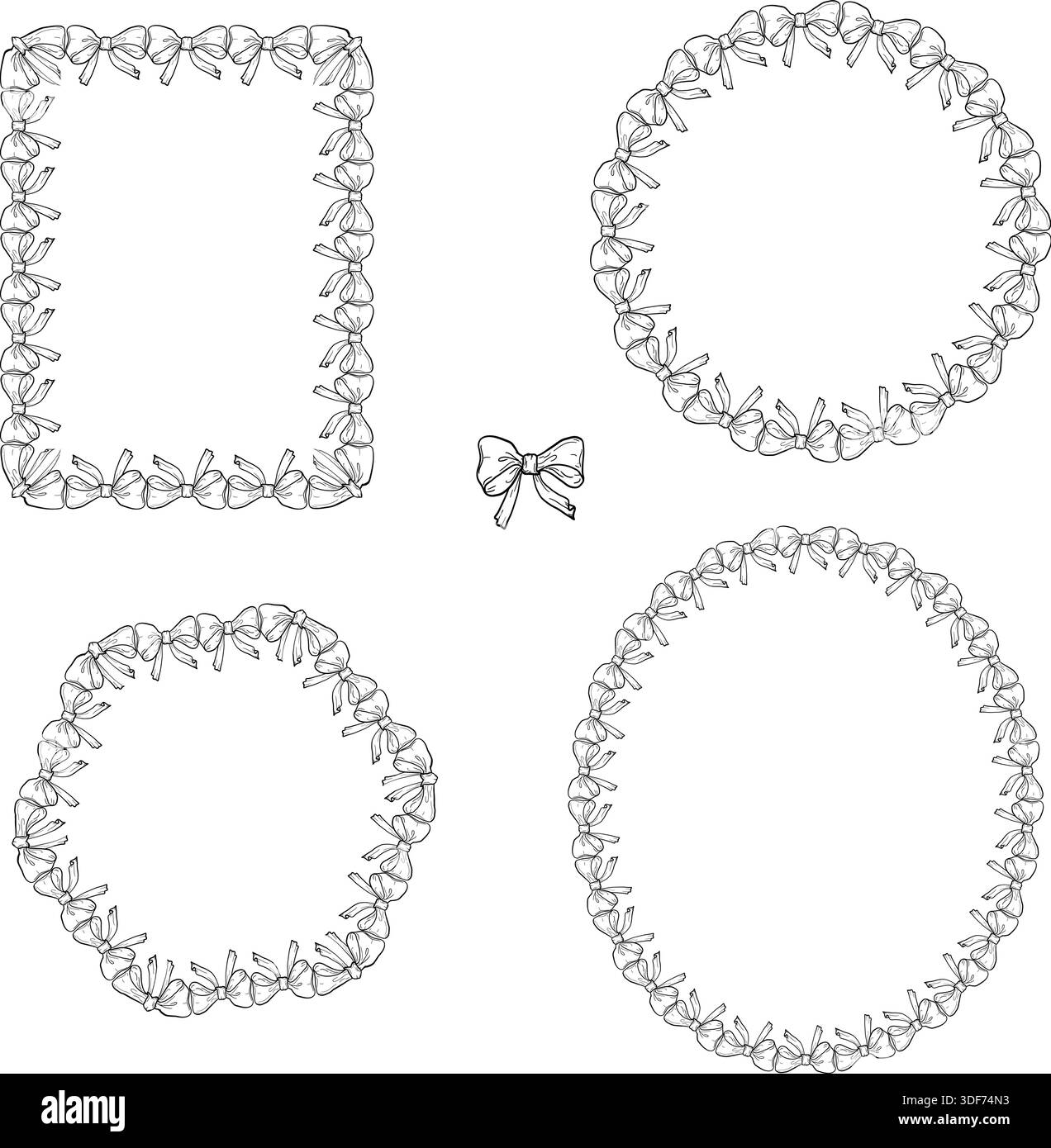 French bow Black and White Stock Photos & Images - Alamy