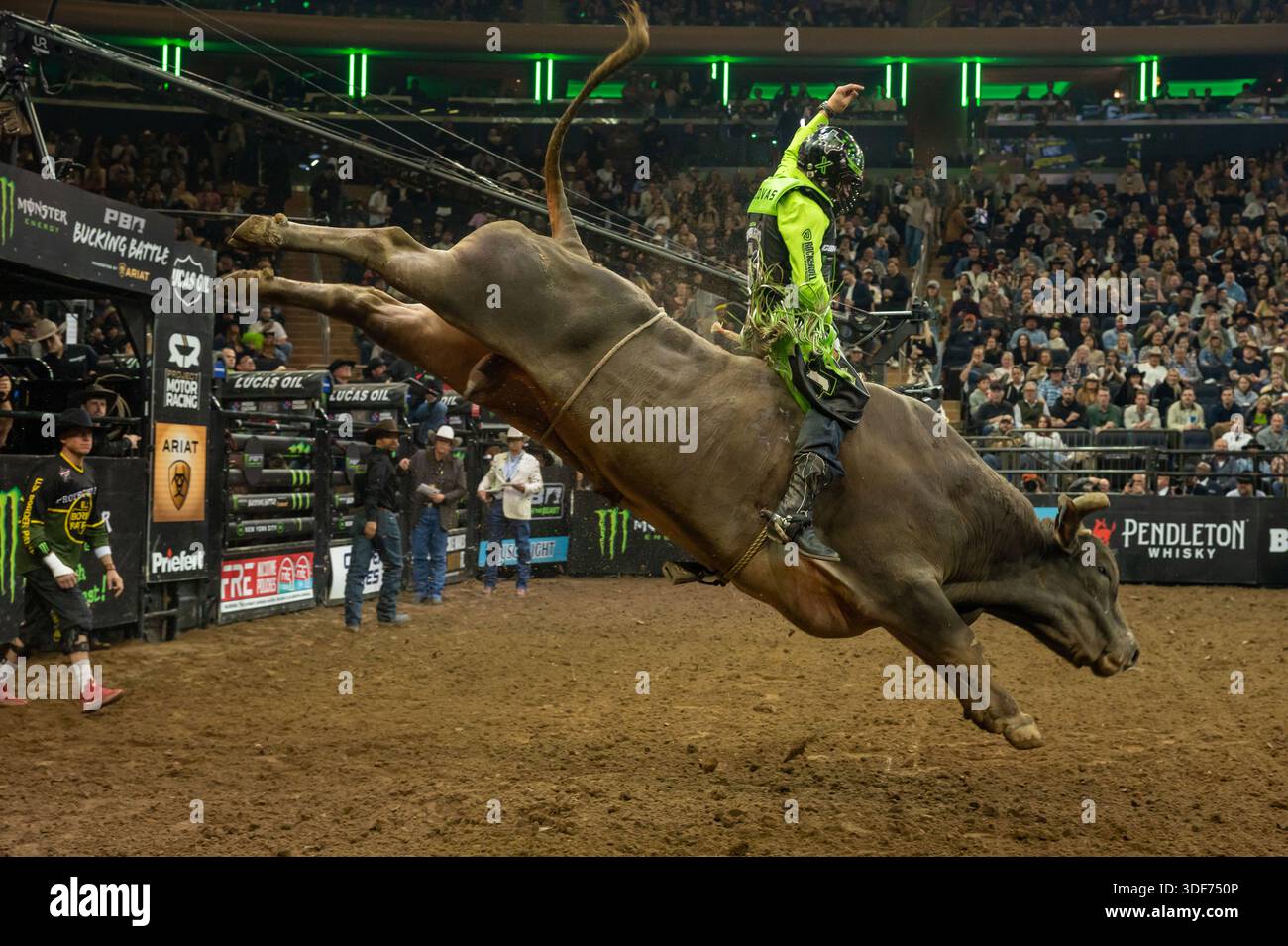 Sage Steele Kimzey of the Austin Gamblers rides Blue Duck during the ...