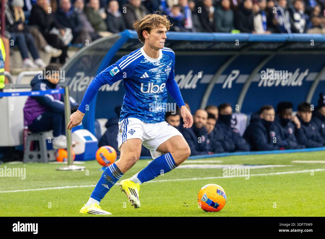 paz martinez nicolas como during serie A match Como 1907 vs Bologna FC ...