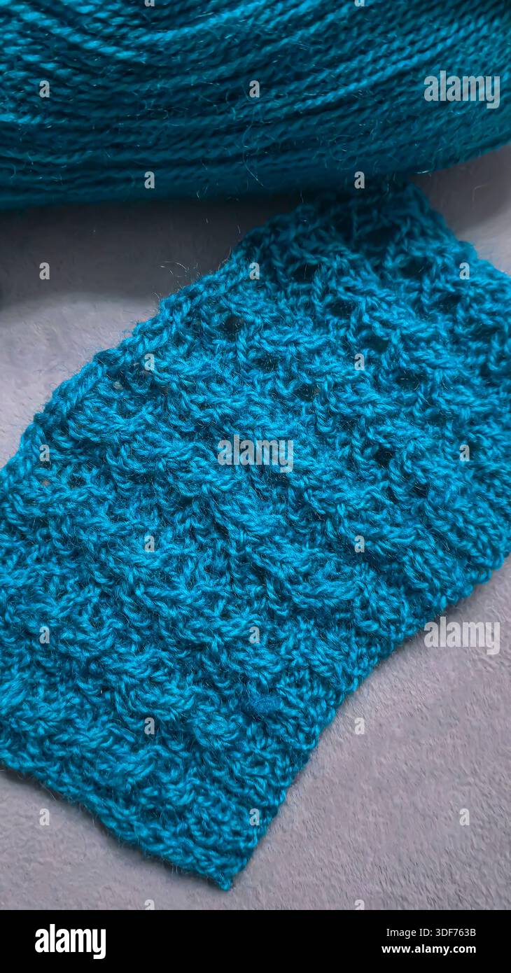 Knitting patterns details sweaters hats hi-res stock photography and ...