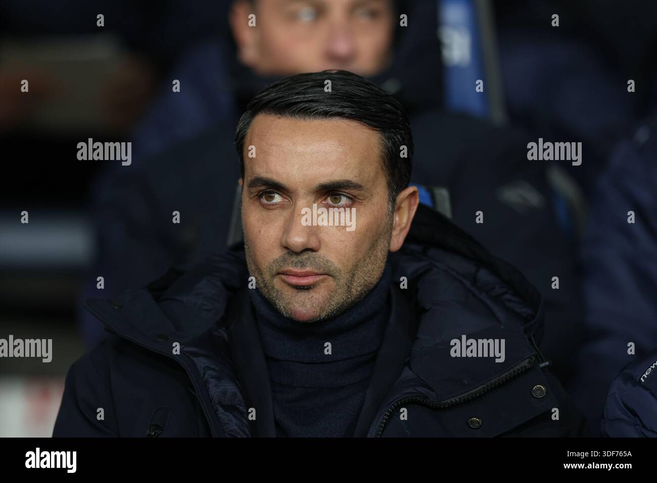 Bergamo, Italy. 10th, January 2026. Head coach Raffaele Palladino of ...