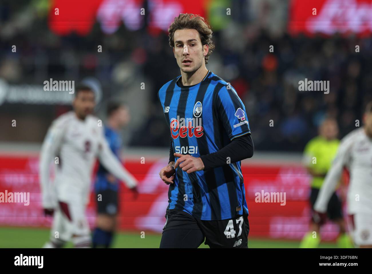 Bergamo, Italy. 10th, January 2026. Lorenzo Bernasconi (47) of Atalanta ...