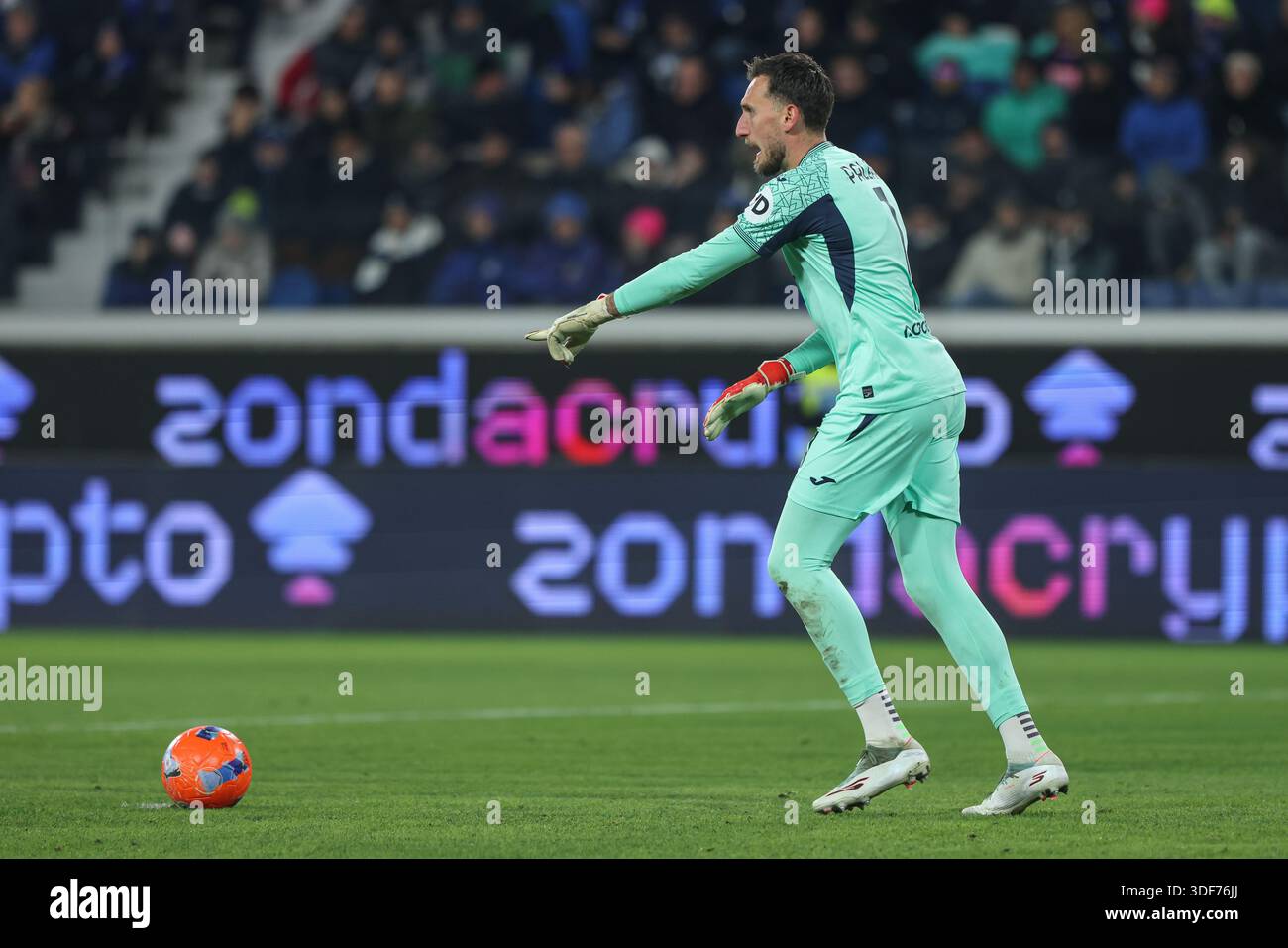 Bergamo, Italy. 10th, January 2026. Goalkeeper Alberto Paleari (1) of ...