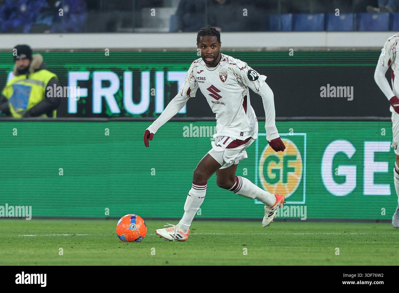 Bergamo, Italy. 10th, January 2026. Adrien Tameze (61) of Torino seen ...
