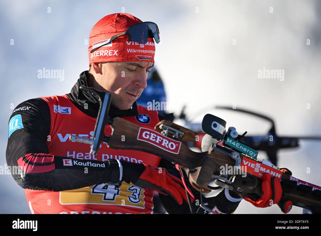 11 January 2026, Thuringia, Oberhof: Biathlon: World Cup, relay 4 x 7.5 ...