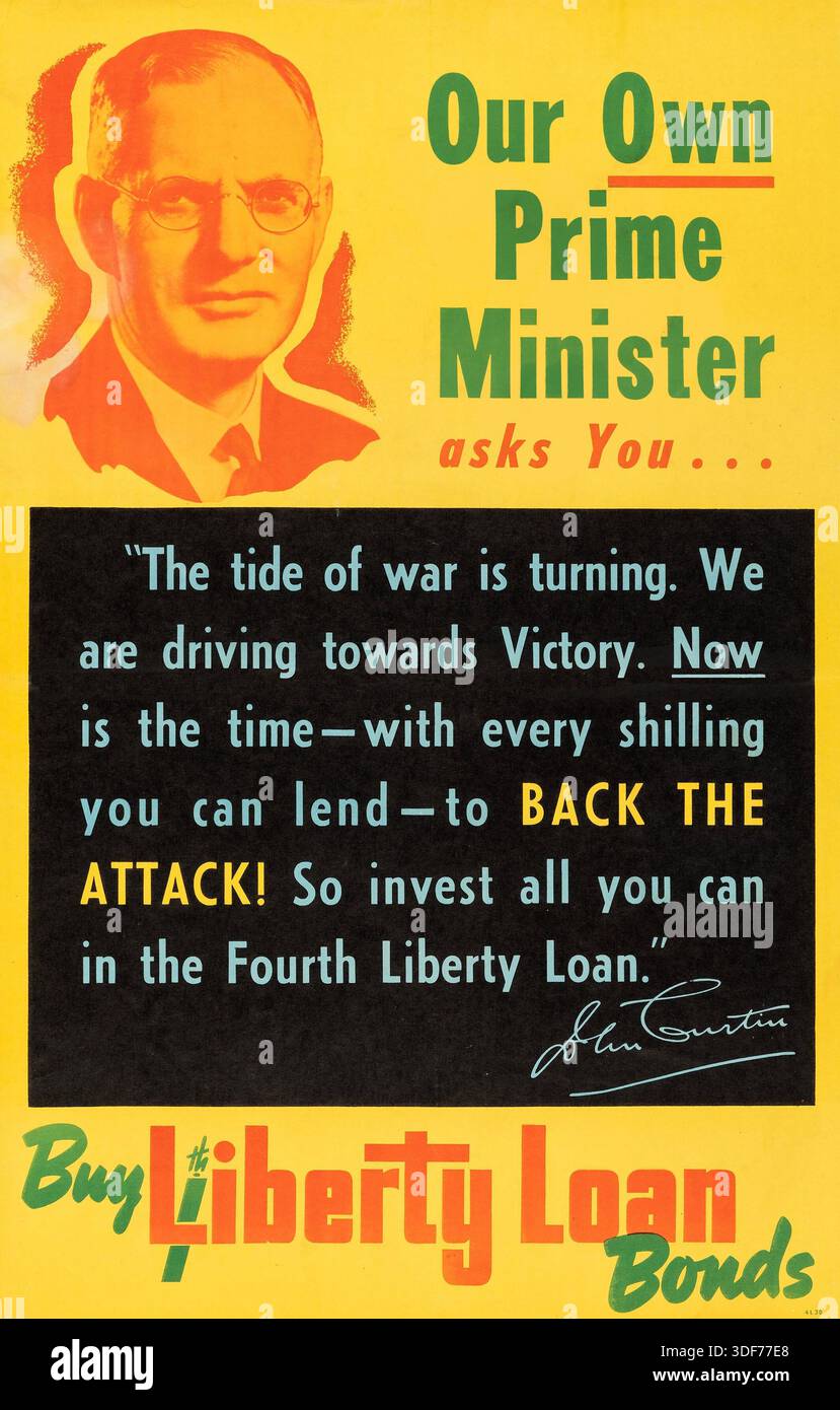 Australian World War II Propaganda Poster (Department of Information ...