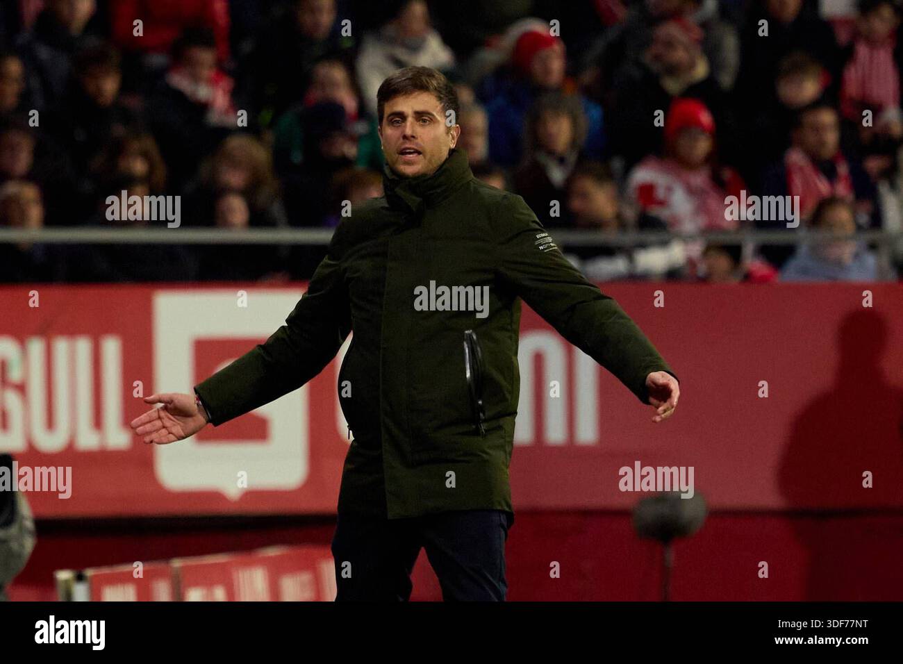 Spanish La Liga EA Sports soccer match Girona vs Osasuna at Montilivi ...