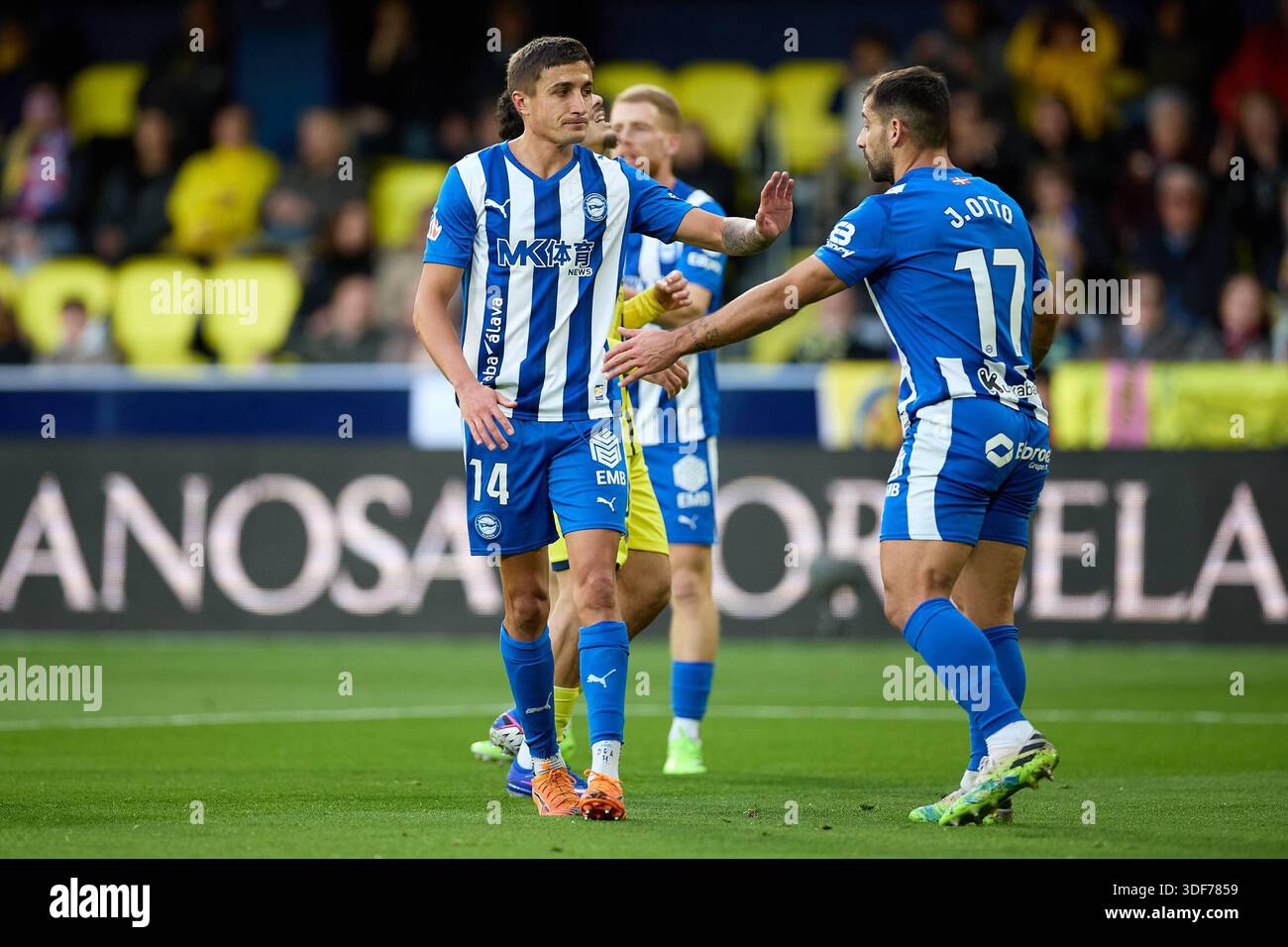 Spanish La Liga EA Sports soccer match Villarreal vs Alaves at La ...