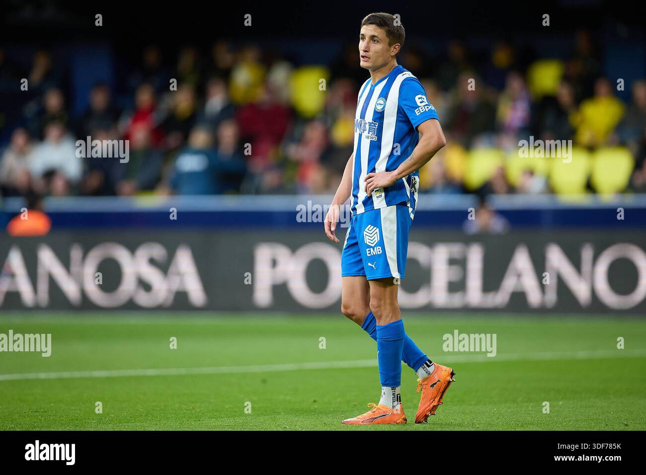 Spanish La Liga EA Sports soccer match Villarreal vs Alaves at La ...