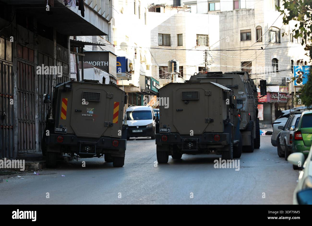 11 January 2026, Palestinian Territories, Nablus: Israeli military ...