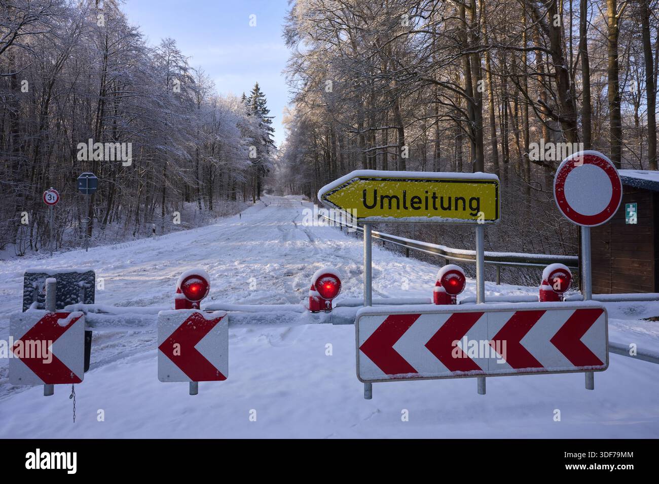 11 January 2026, Rhineland-Palatinate, ---: The steep section of the ...