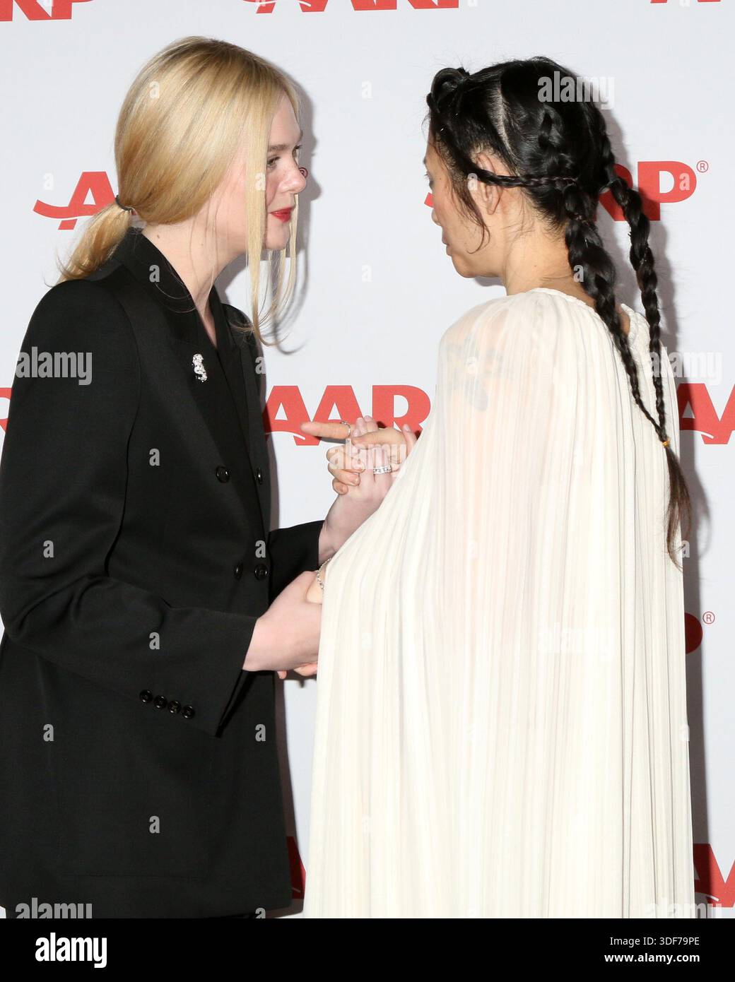 Beverly Hills, USA. 10, January, 2026. Pictured left to right, Elle ...