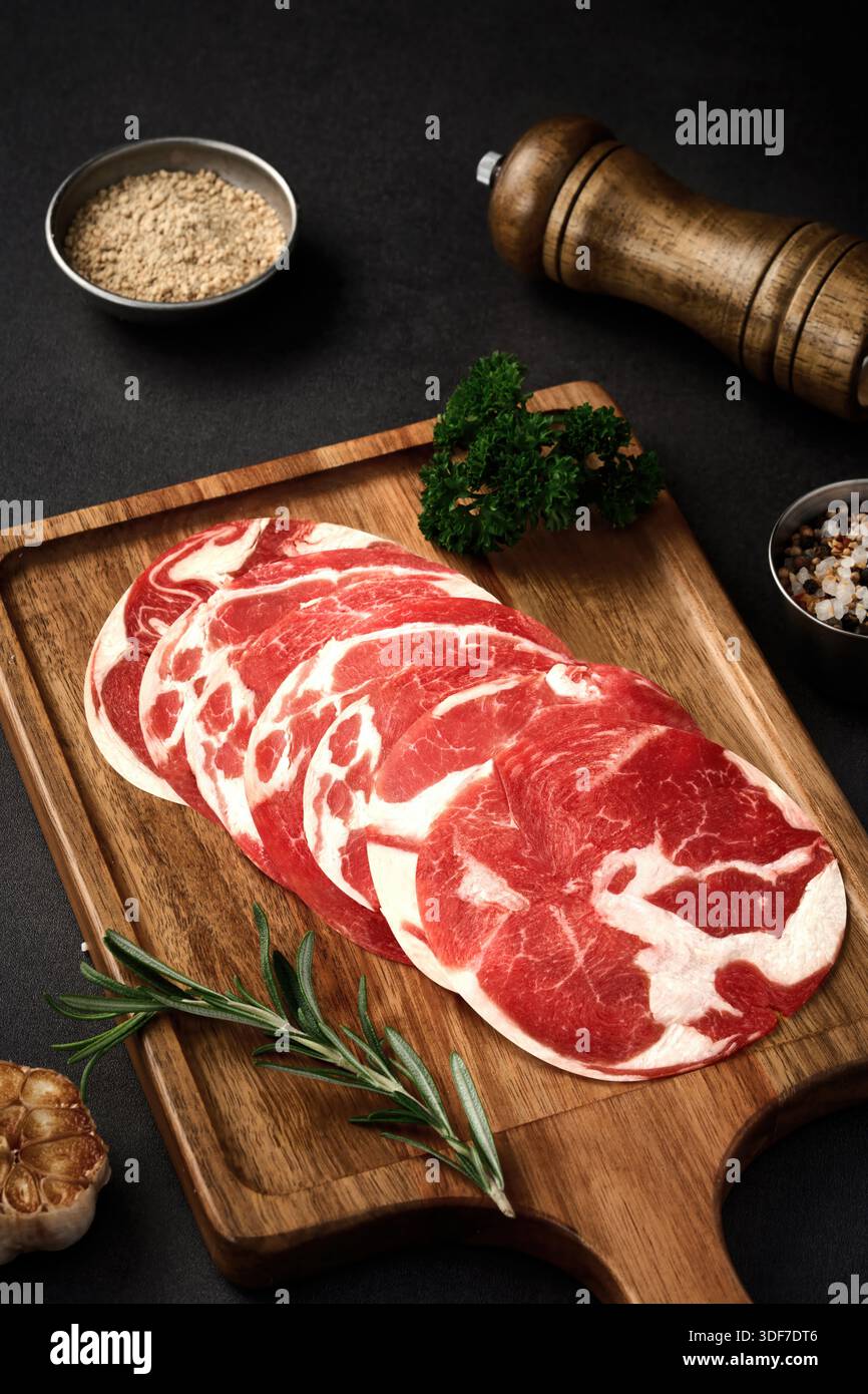 Thin Sliced Raw Beef Tenderloin Fresh Premium for Hotpot and ...