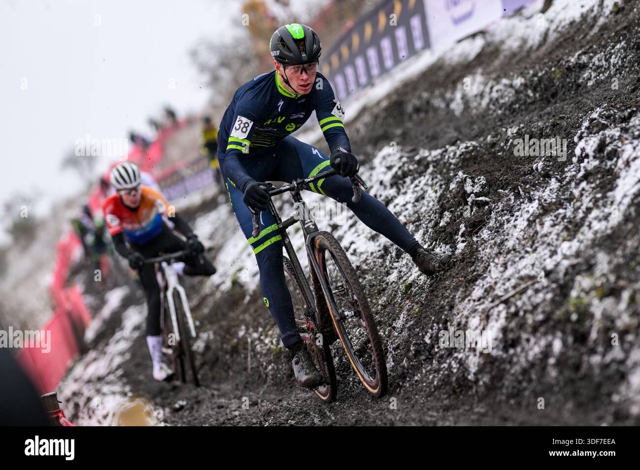 Belgian Finn Notebaert pictured in action during the Novices second ...