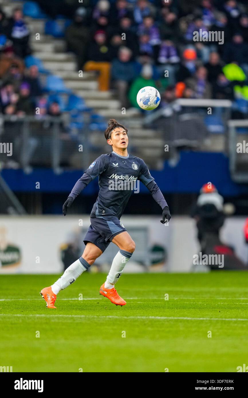 Heerenveen - Tsuyoshi Watanabe of Feyenoord during the eighteenth ...