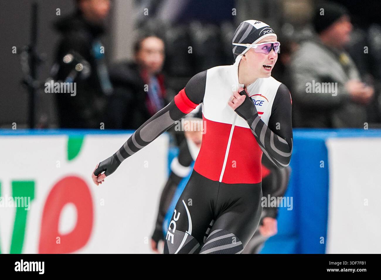 TOMASZOW MAZOWIECKI, POLAND - JANUARY 10: Kaja Ziomek-Nogal of Poland ...