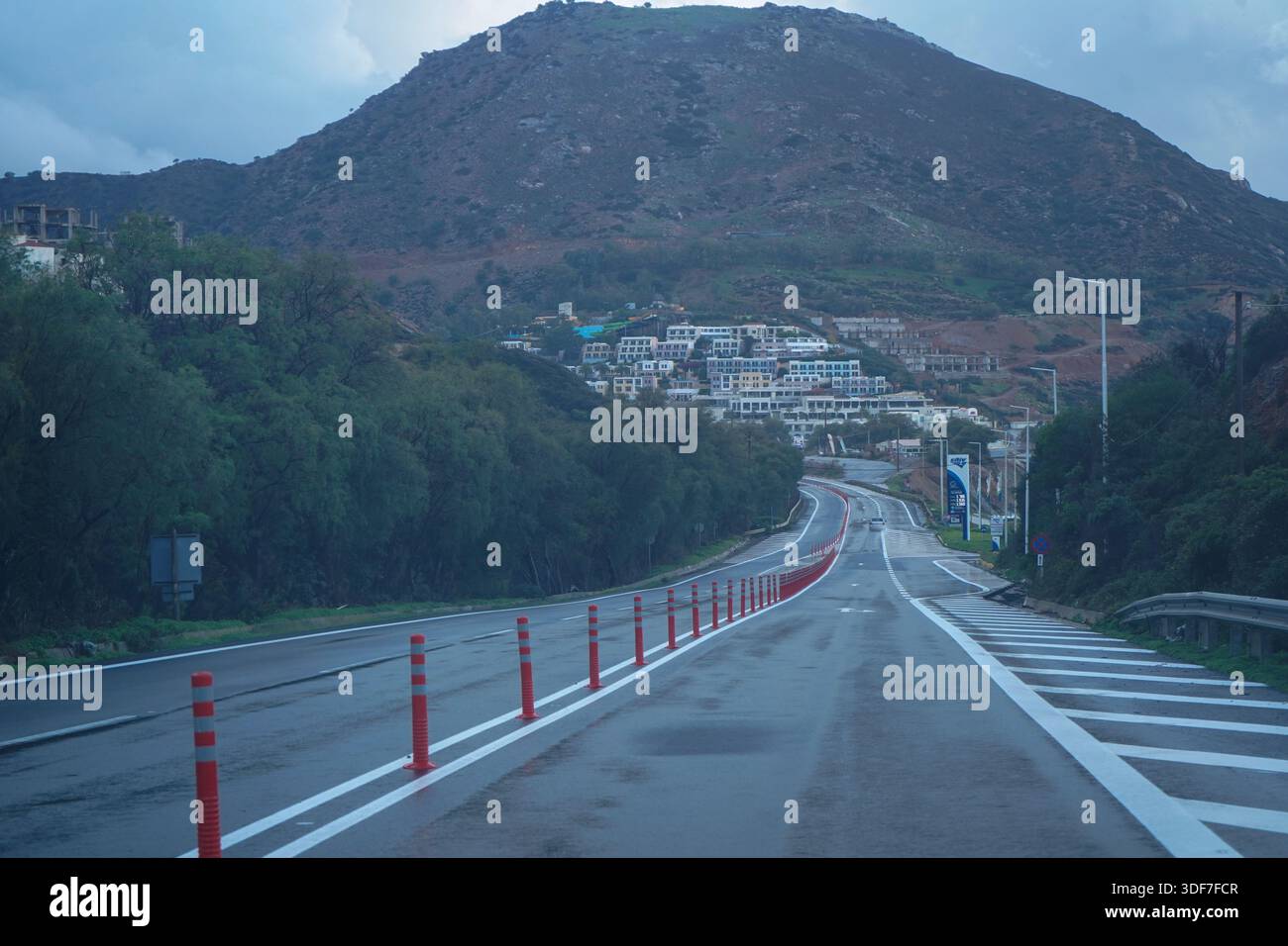 Strategic view of the VOAK highway junction near Agia Pelagia, Crete ...