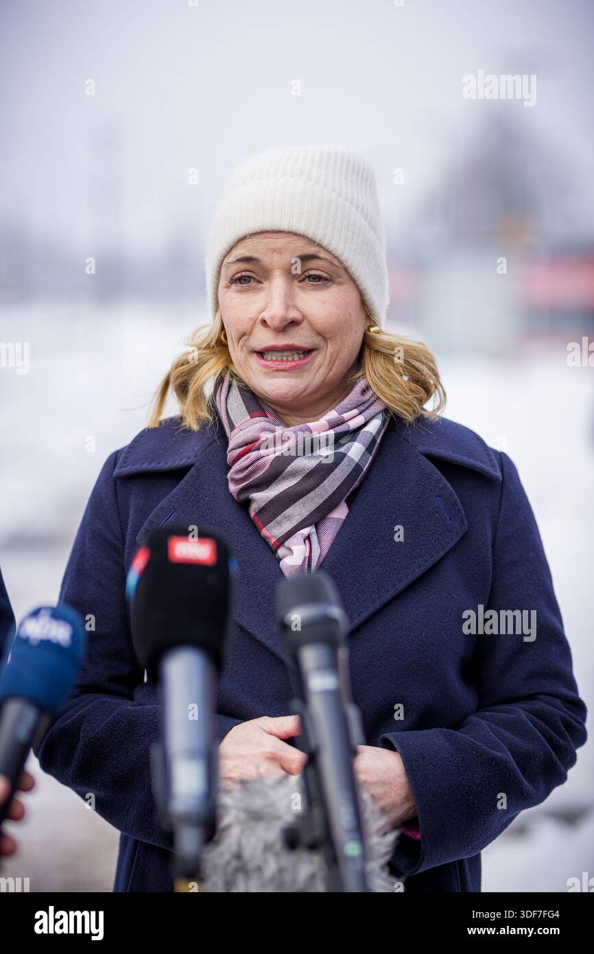 11 January 2025, Lower Saxony, Hanover: Evelyn Palla, CEO of Deutsche ...