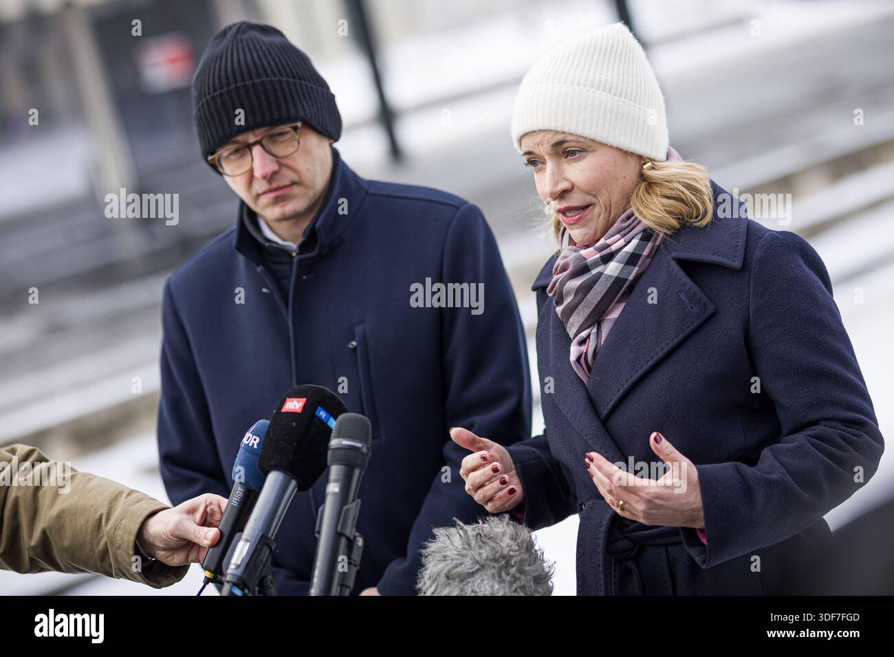 11 January 2025, Lower Saxony, Hanover: Philipp Nagl, CEO of DB InfraGO ...