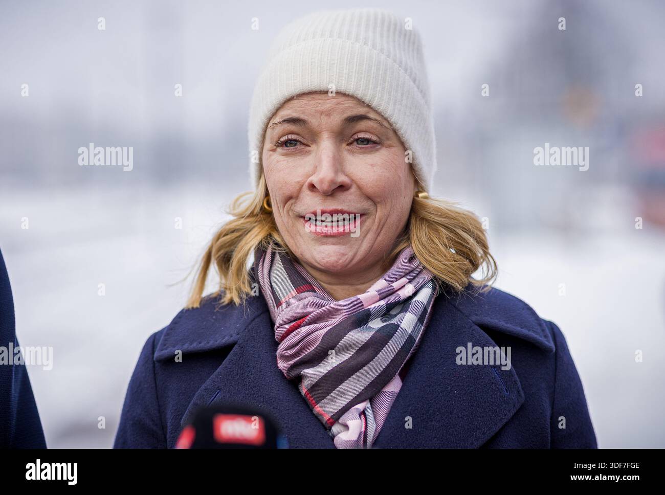 11 January 2025, Lower Saxony, Hanover: Evelyn Palla, CEO of Deutsche ...