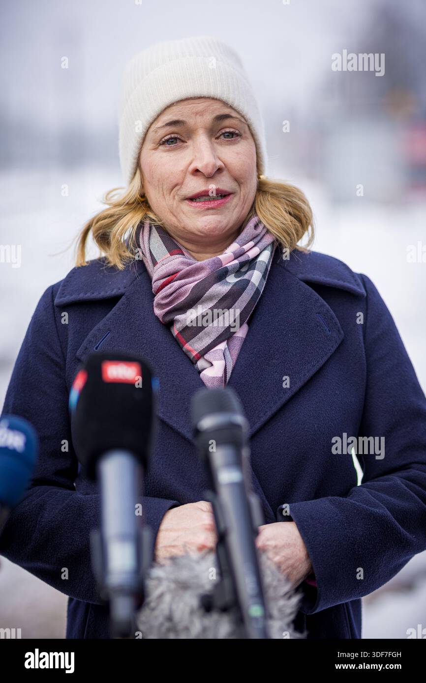 11 January 2025, Lower Saxony, Hanover: Evelyn Palla, CEO of Deutsche ...